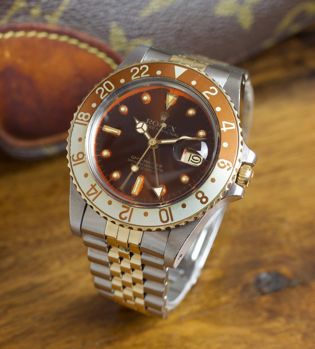 Rolex GMT-Master 16753 ''Root beer / Nipple lava dial'' (1983) – 10 over 10