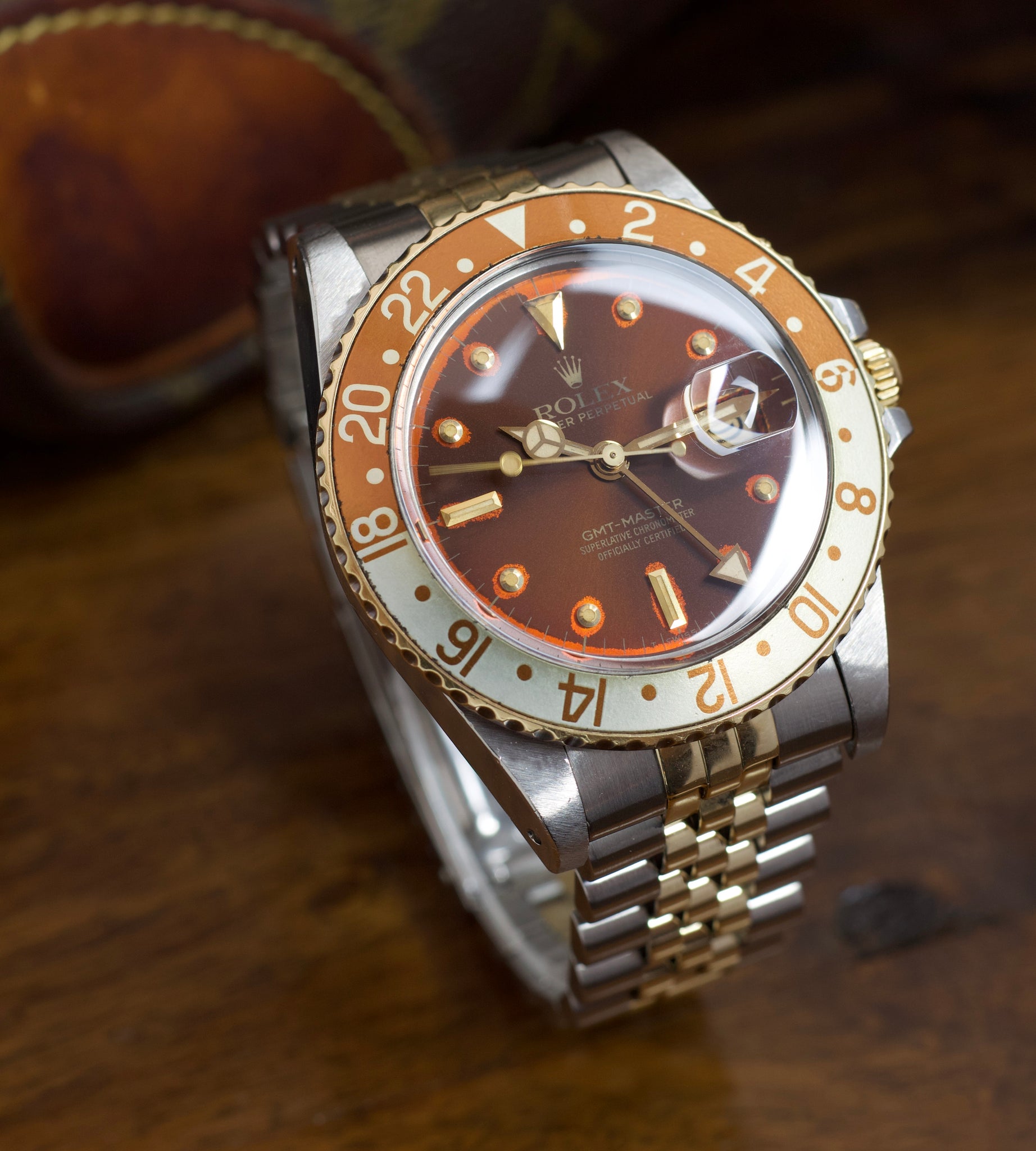 Rolex GMT-Master 16753 ''Root beer / Nipple lava dial'' (1983) – 10 over 10