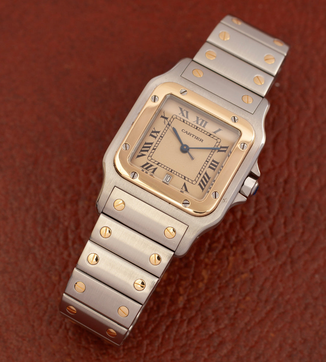 Cartier Santos Galbée 187901 'Caramel Dial' – 10 over 10