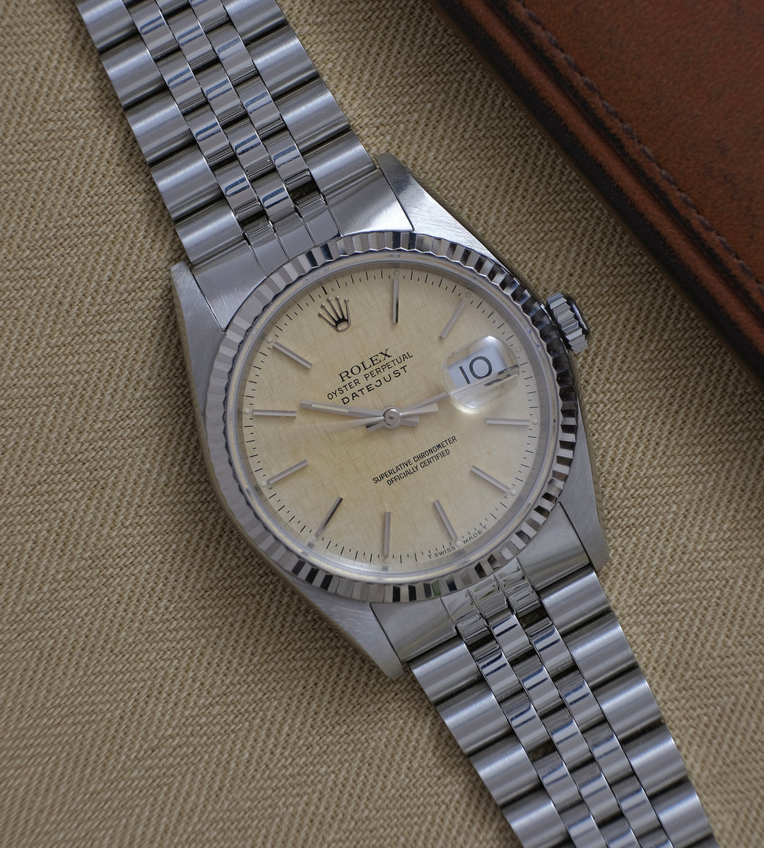 Rolex Datejust 16234 'Linen Dial' 1991 – 10 over 10